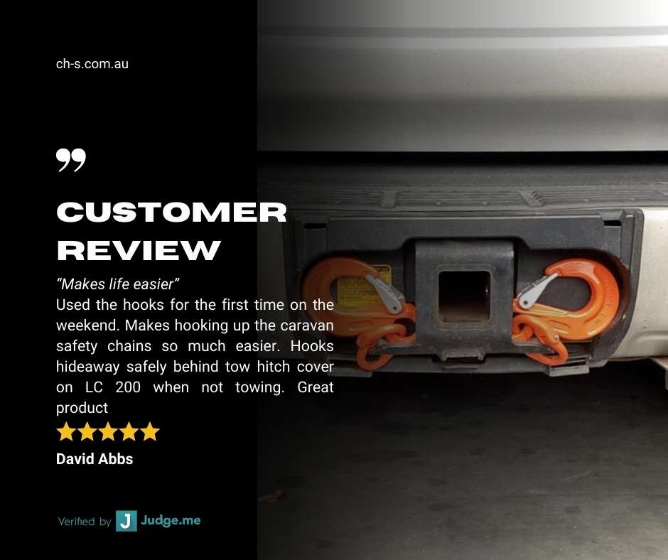 Govt. CTA Approved | Vehicle & Trailer Safety Chain Hook Kit ...