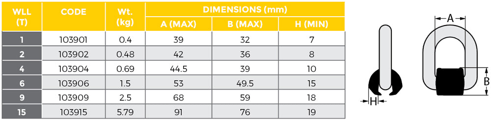 G80 Weld on Lifting Point Compact Type WPC | Conveying & Hoisting Solutions